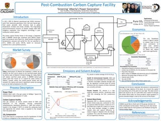 Power Generation Facility with Amine Based Carbon Capture | PPTX