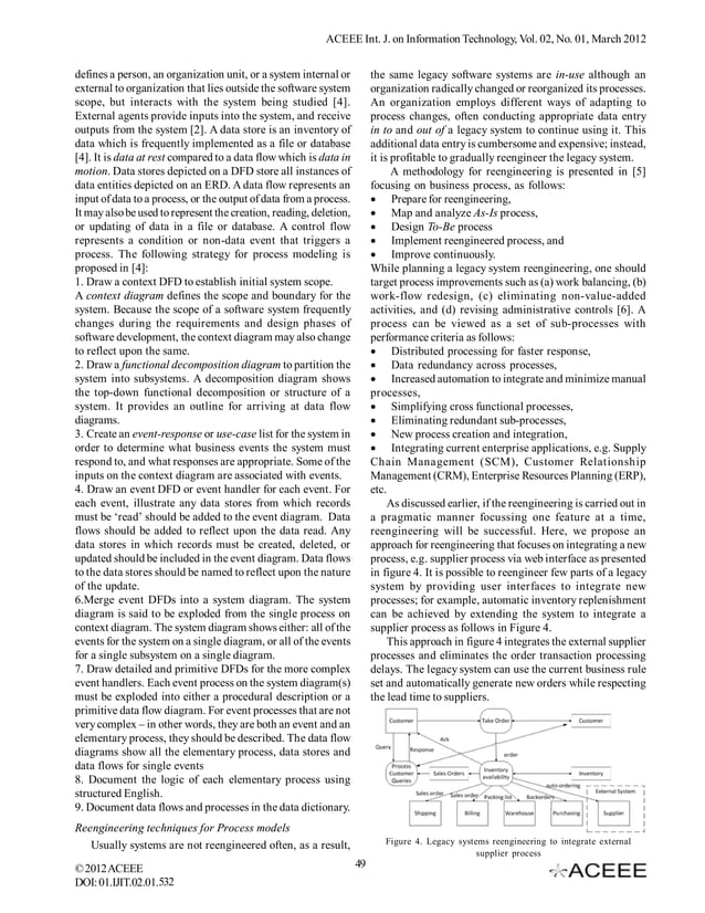 Data Oriented And Process Oriented Strategies For Legacy Information Systems Reengineering Pdf