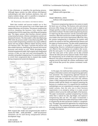 Data oriented and Process oriented Strategies for Legacy Information Systems Reengineering | PDF