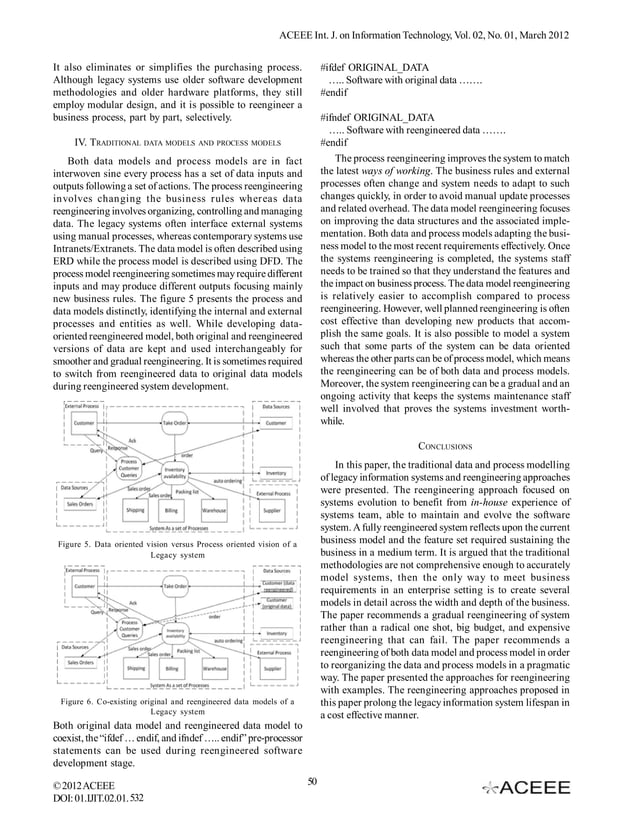 Data Oriented And Process Oriented Strategies For Legacy Information Systems Reengineering Pdf