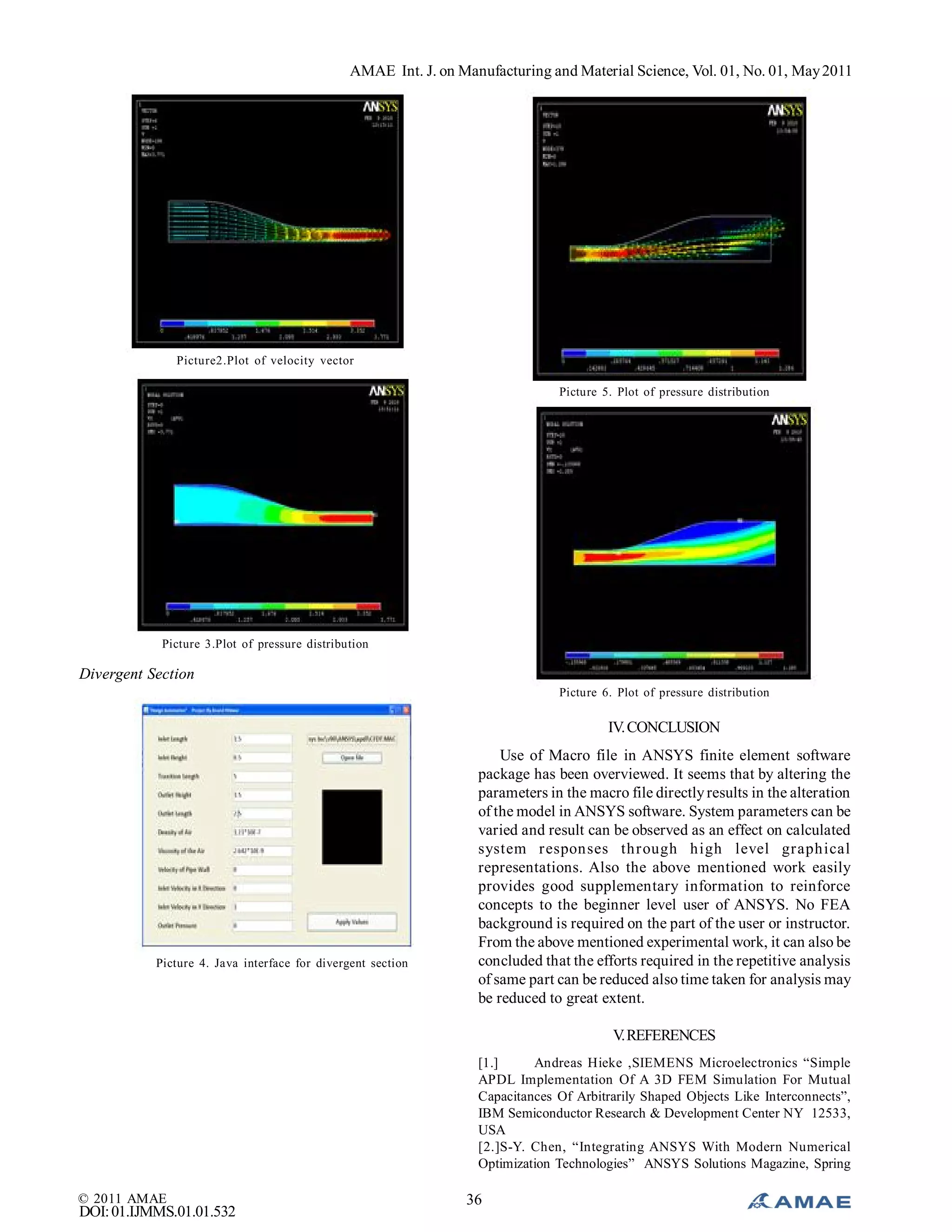 Analysis of 3-D Model in ANSYS 9.0 by Java Program and Macros Using ...
