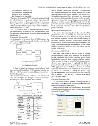 Analysis of 3-D Model in ANSYS 9.0 by Java Program and Macros Using Interlinking Concept ...