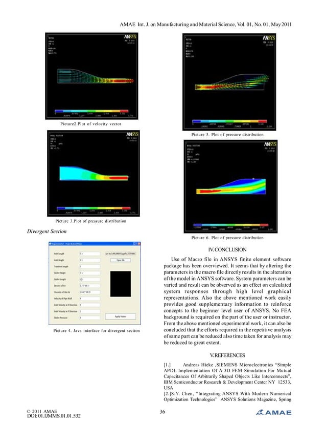 Analysis of 3-D Model in ANSYS 9.0 by Java Program and Macros Using ...