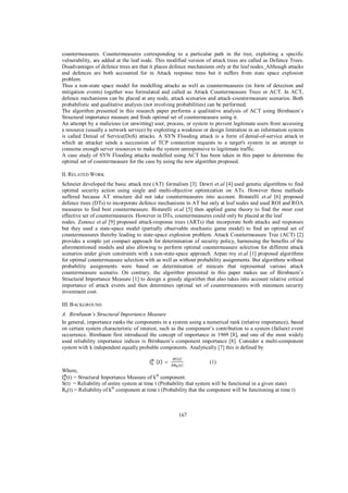 Modeling SYN Flooding DoS Attacks using Attack Countermeasure Trees and Finding Optimal Set of ...