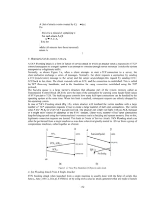 Modeling SYN Flooding DoS Attacks using Attack Countermeasure Trees and Finding Optimal Set of ...