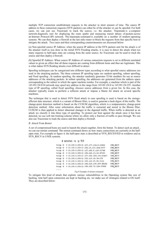 Modeling SYN Flooding DoS Attacks using Attack Countermeasure Trees and Finding Optimal Set of ...