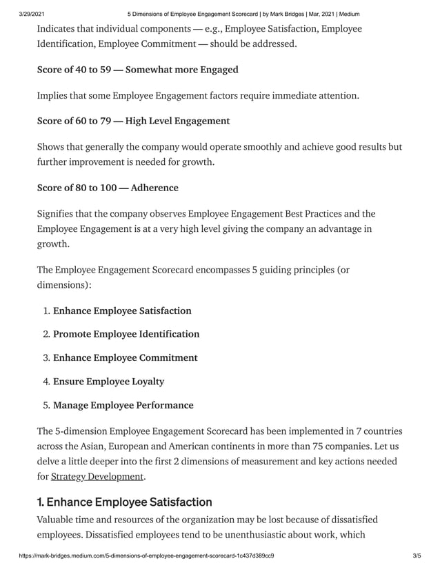 [Whitepaper] 5 Dimensions of Employee Engagement Scorecard | PDF