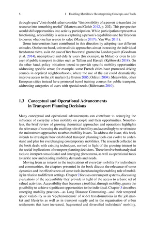 Enabling Mobilities Planning Tools for People and Their Mobilities ...