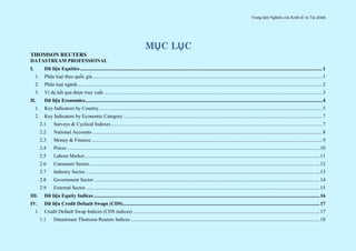 TÀI LIỆU THAM KHẢO CƠ SỞ DỮ LIỆU THOMSON REUTERS - DATASTREAM | PPT