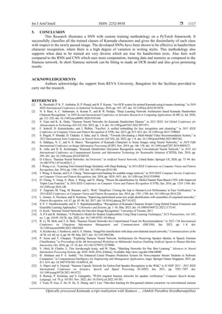 Optically processed Kannada script realization with Siamese neural network model | PDF