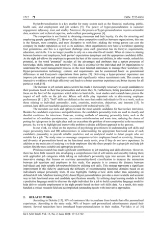 Improving job matching with deep learning-based hyper-personalization | PDF