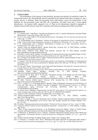 An insight into internet sector in Iraq | PDF | Computer Networking ...