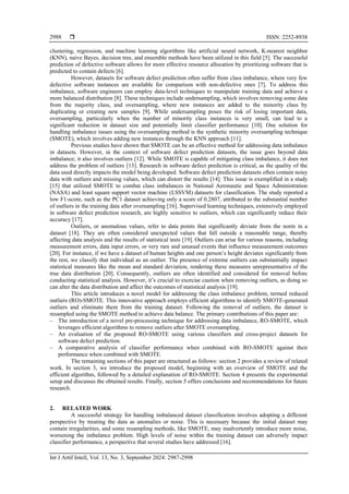 A three-step combination strategy for addressing outliers and class imbalance in software defect ...