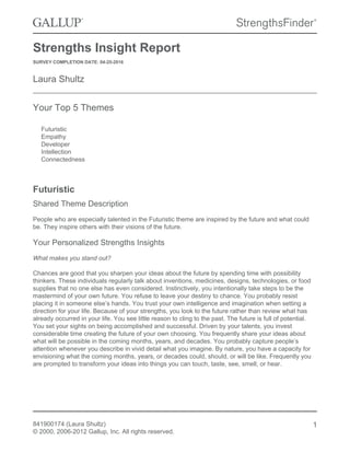 Strengths Insight | PDF