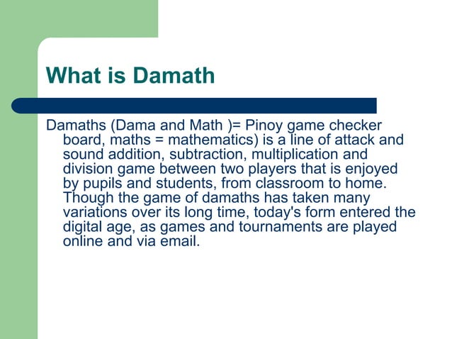 53252470-SCI-DAMATH-GAME.ppt