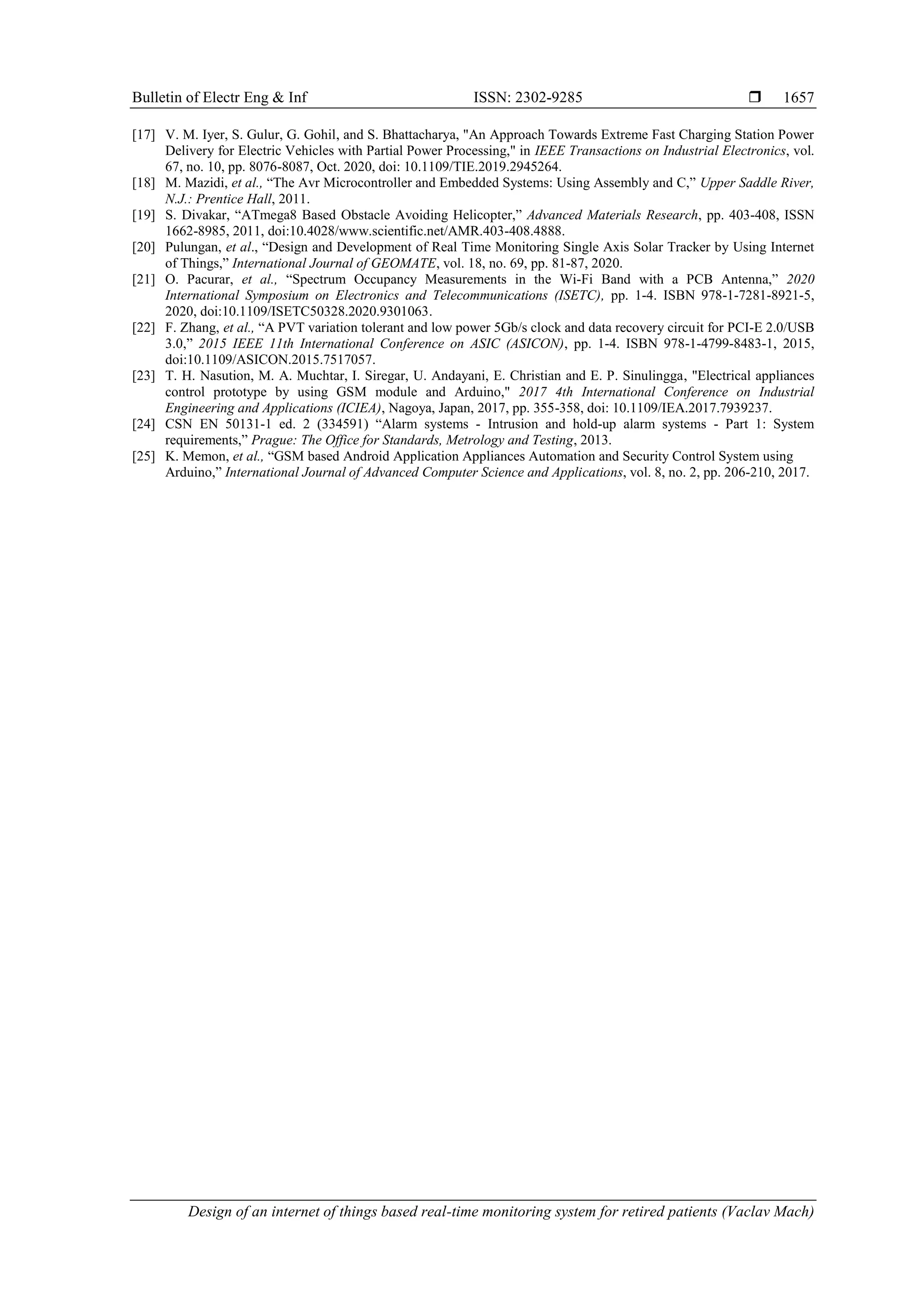Design Of An Internet Of Things Based Real Time Monitoring System For