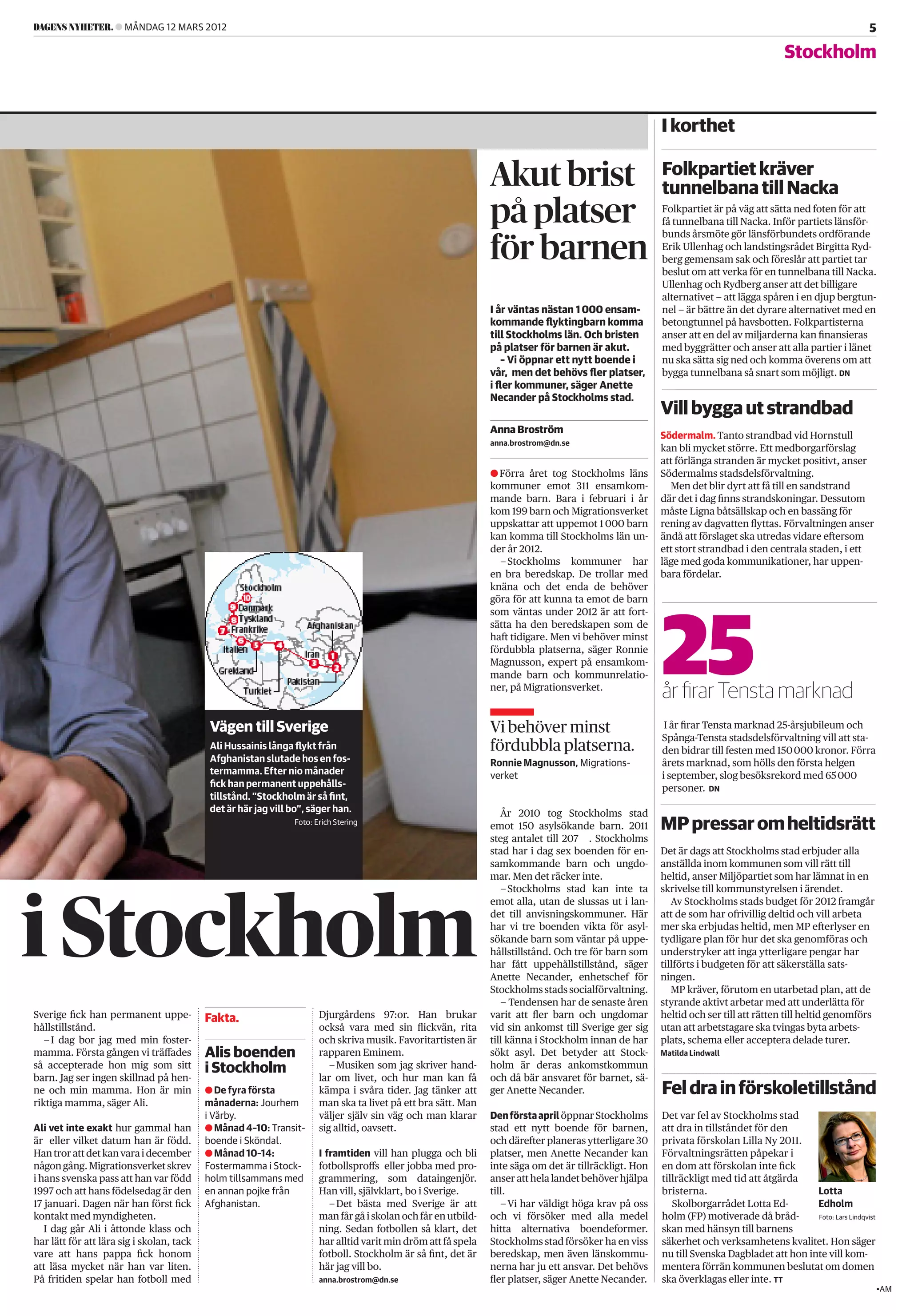 Ensamkommande Ali Dagens Nyheter | PDF