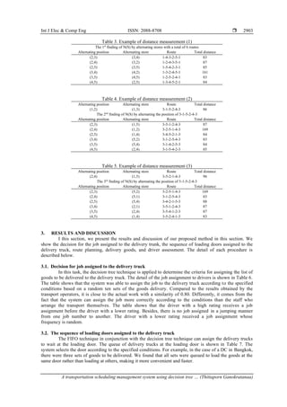 A transportation scheduling management system using decision tree and ...
