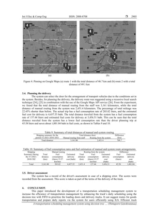 A transportation scheduling management system using decision tree and ...