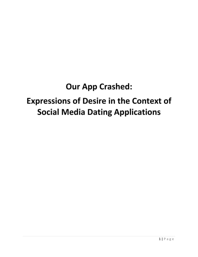 Our App Crashed_Public Version_JulieRees | PDF