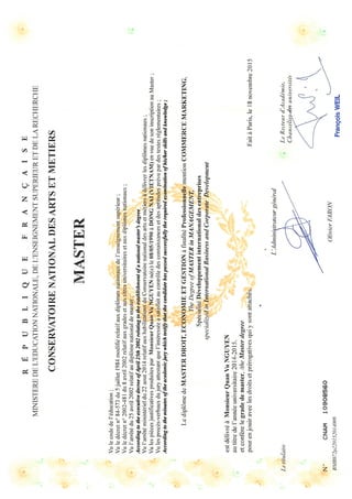 Master Diploma | PDF