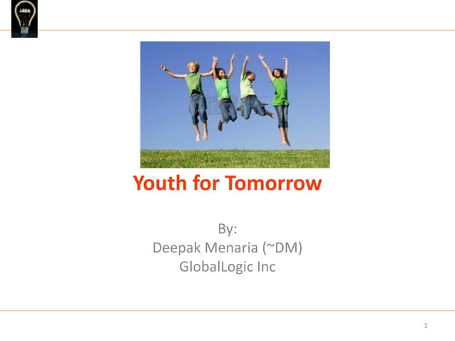 Youth for Tomorrow_Innovation_entrepreneurship | PPT | Free Download