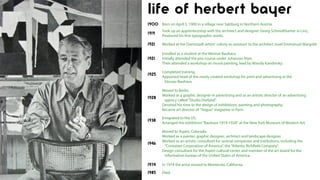 Herbert Bayer - last known Bauhaus member | PDF