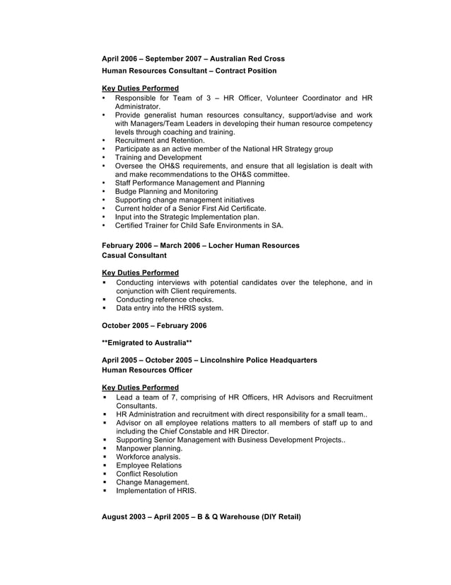 Professional Resume | PDF | Human Resources | Business