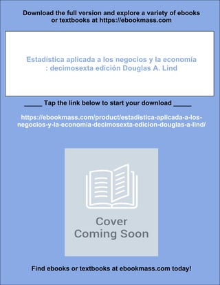 Estadística aplicada a los negocios y la economía : decimosexta edición ...