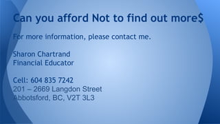 Sharon Chartrand Business Presentation (5) | PPT