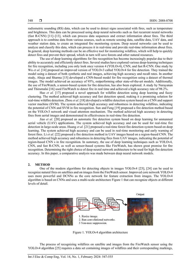 Fire detection using deep learning methods | PDF