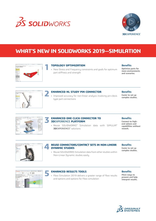 SOLIDWORKS 2019: Top 10 New Features in Simulation | PDF