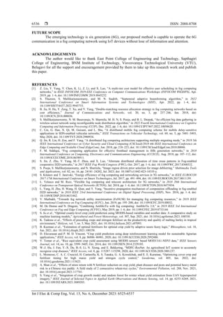 An efficient reconfigurable workload balancing scheme for fog computing network using internet ...