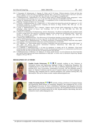 An efficient reconfigurable workload balancing scheme for fog computing network using internet ...