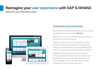 Run Simple with SAP in the digital economy | PDF