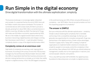 Run Simple with SAP in the digital economy | PPT