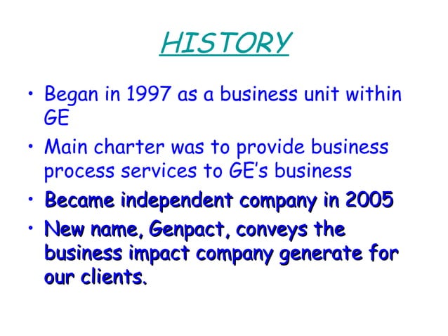 53373186 genpact-ppt | PPT