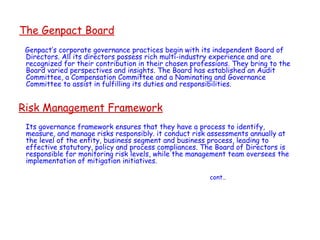 53373186 genpact-ppt | PPT | Business | Business and Finance