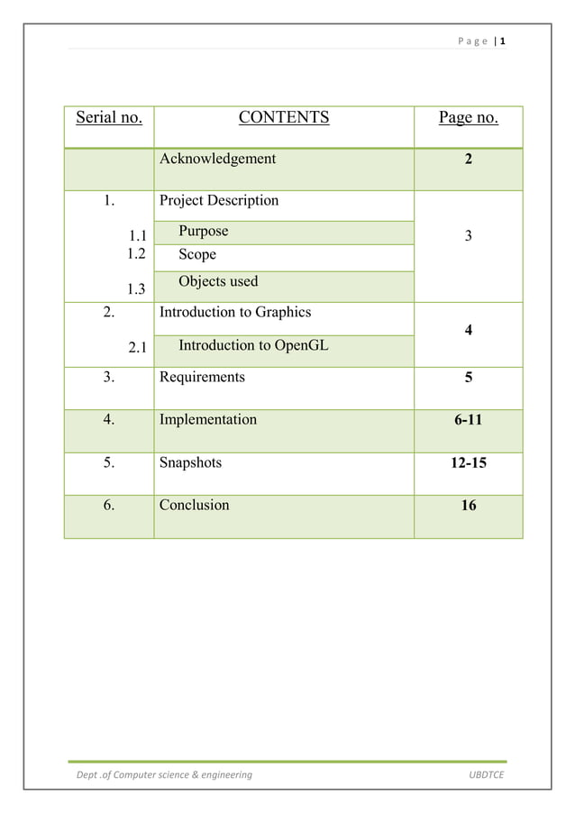 CG mini project | PDF | 3-D Graphics | Computer Software and Applications
