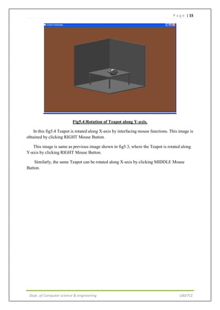 CG mini project | PDF