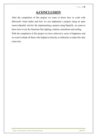 CG mini project | PDF