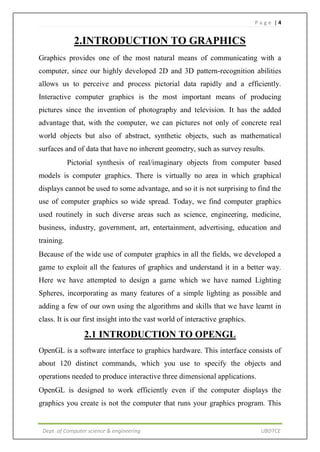 CG mini project | PDF