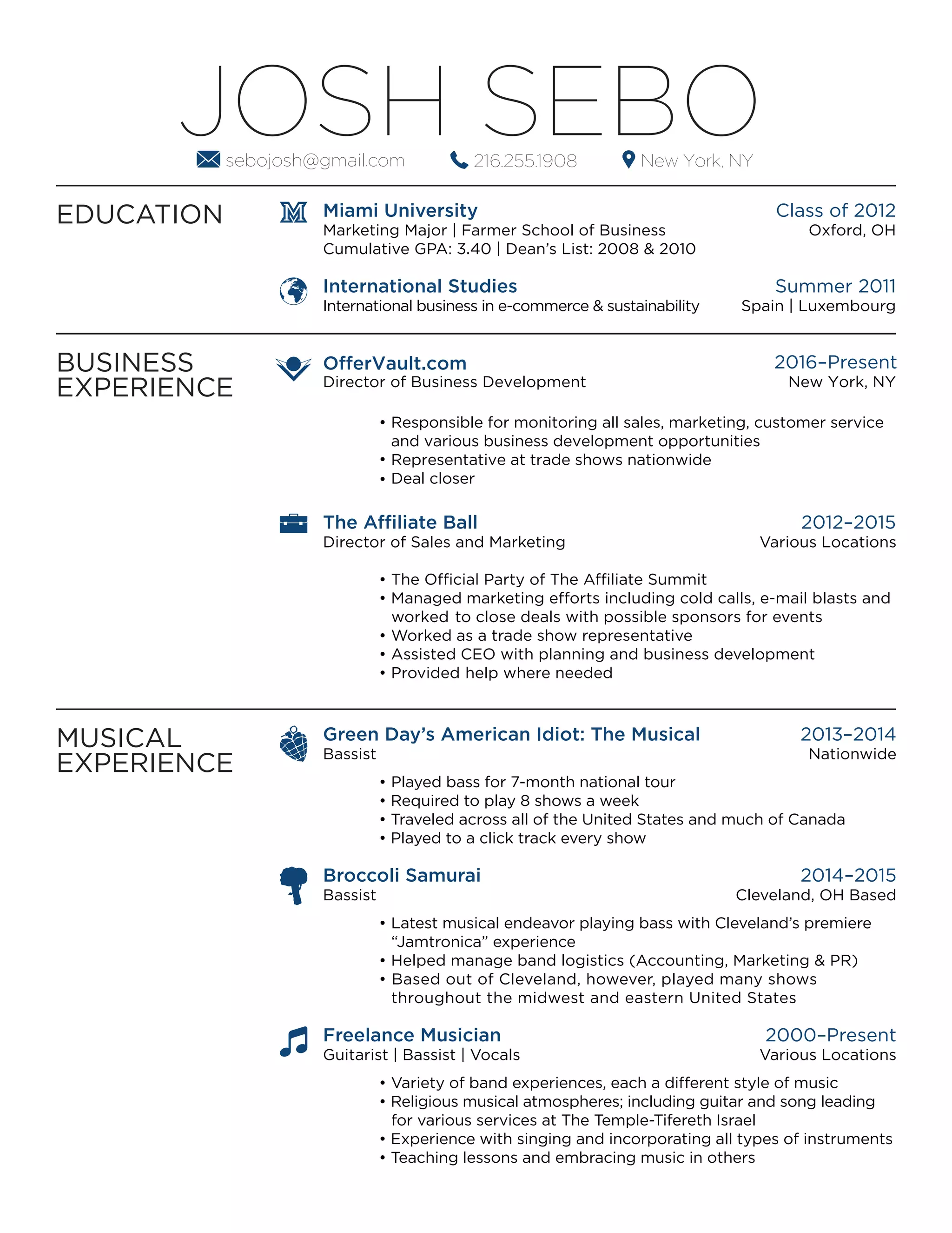 NEW Josh Resume (1) | PDF