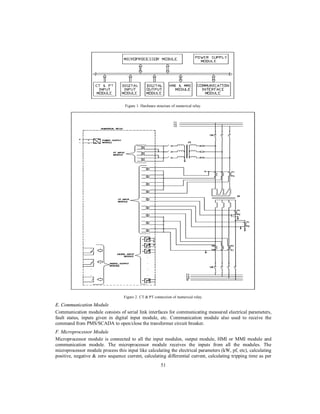 Protection, Control and Operation of Transformer Using Numerical Relay ...