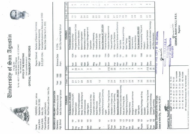 Attested Transcript of Records and Diploma | PDF
