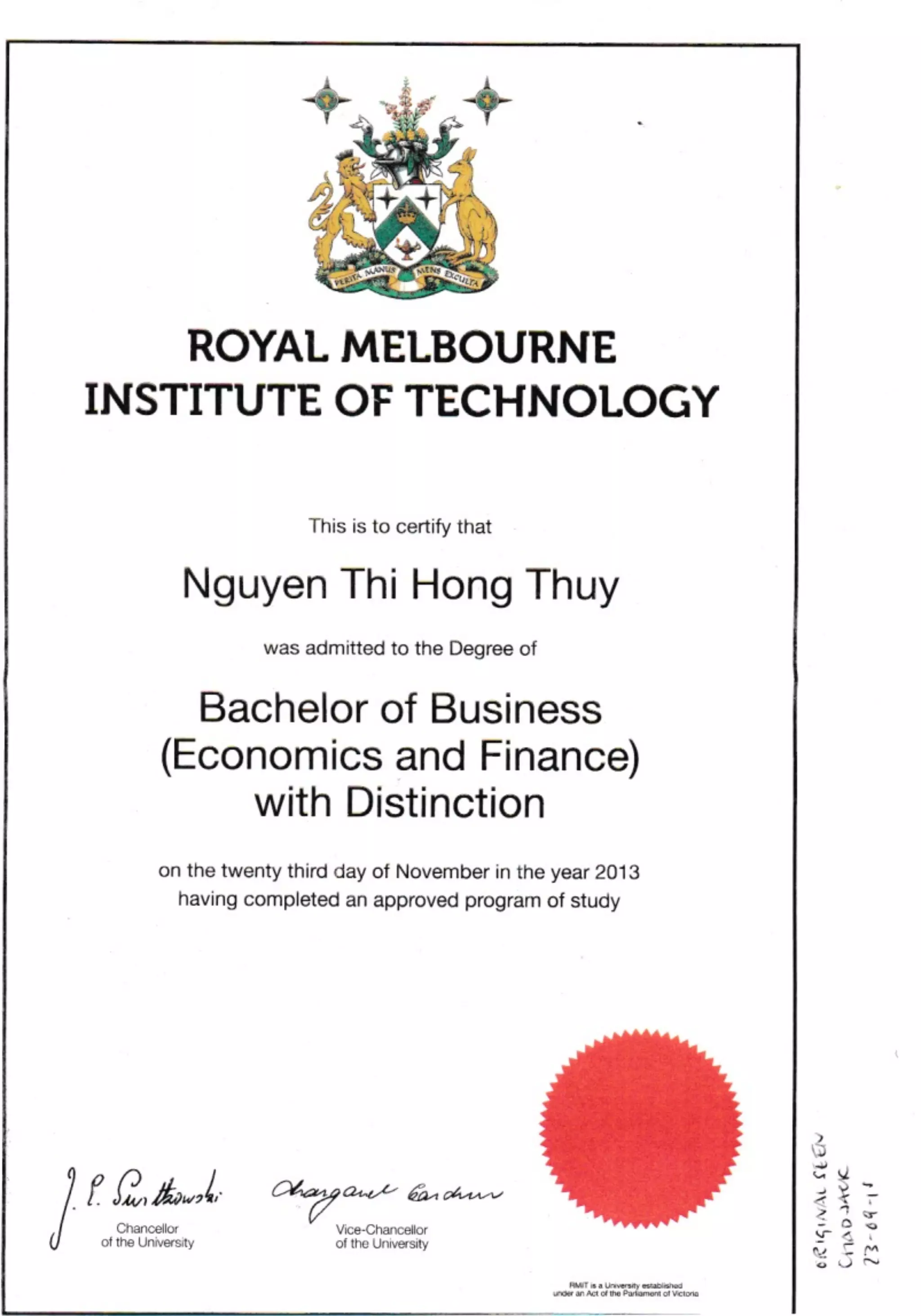 RMIT Bachelor | PDF