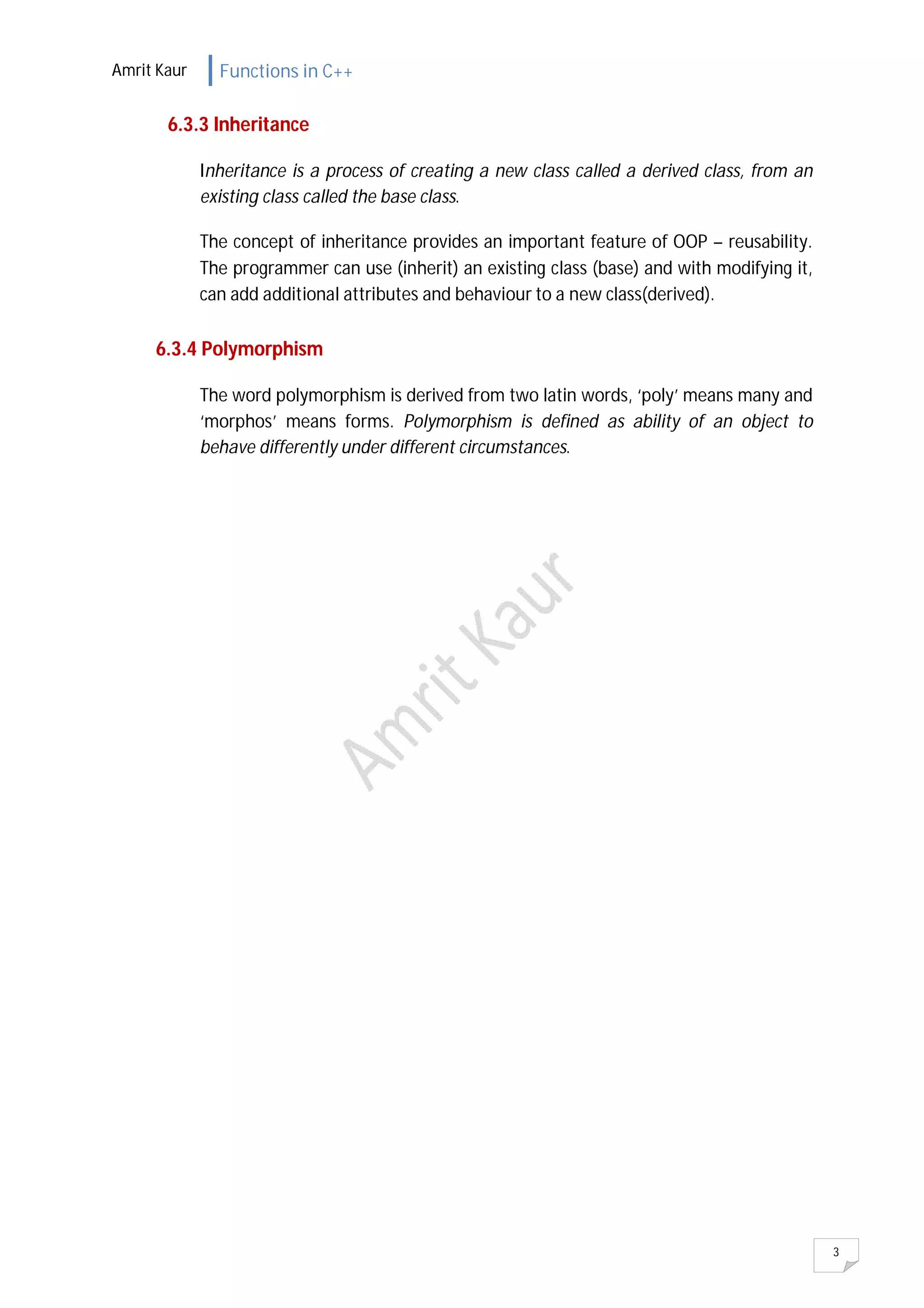Chapter 6 Oops Concept Pdf Programming Languages Computing