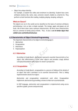 Chapter 6 OOPS Concept | PDF | Programming Languages | Computing