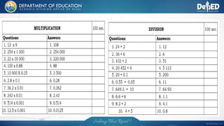 pptx project numath grade 6 sdfghjkfghjdfvgbhnjmfg | PPTX