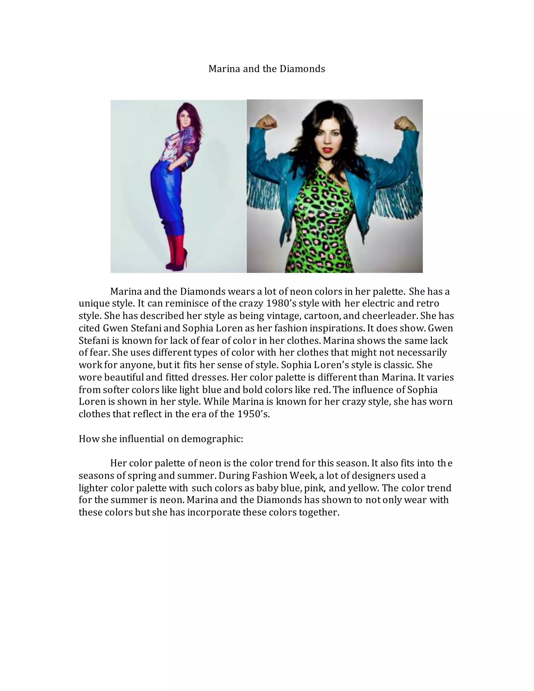 Marina and the Diamonds, Lana Del Rey, and Charli XCX- A New Wave of ...